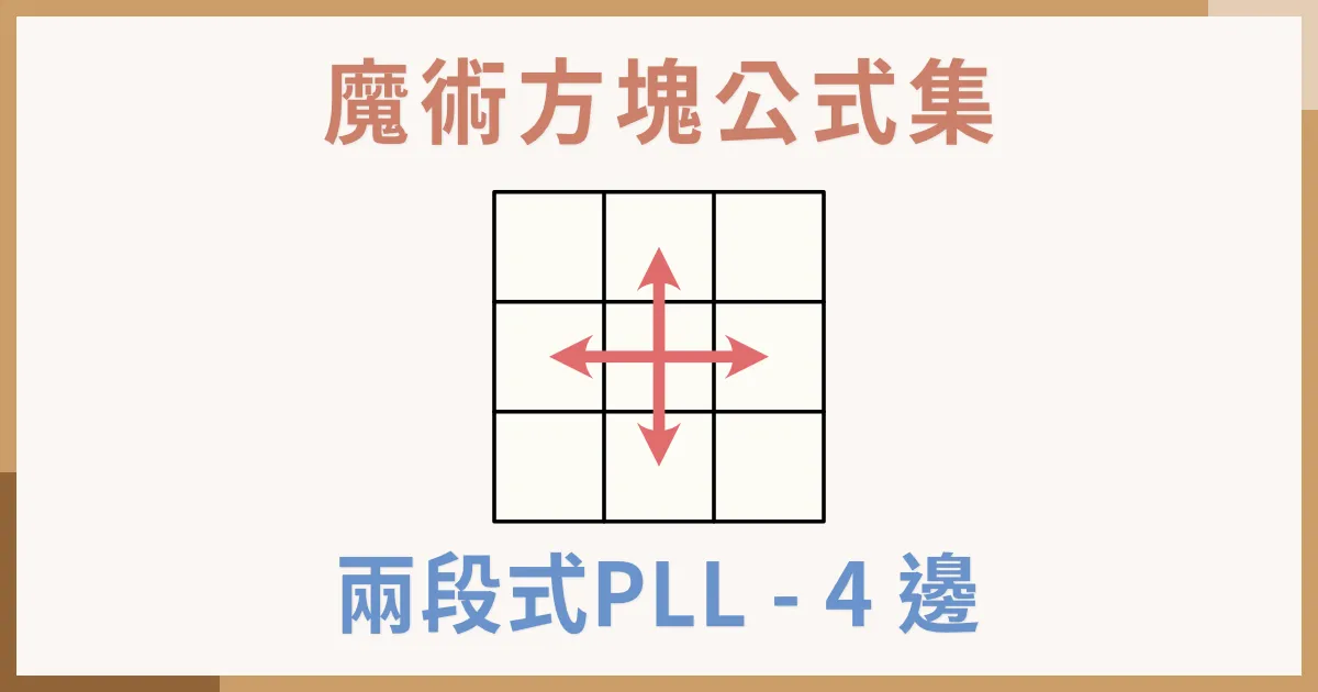 兩段式 PLL - 第二段邊塊：03 換四邊 - 一小時學盲解